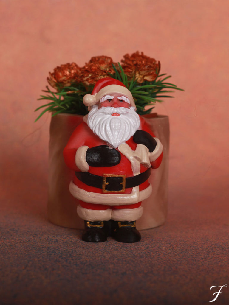 Santa Claus Planter Poly Resin flower Pot - Floren